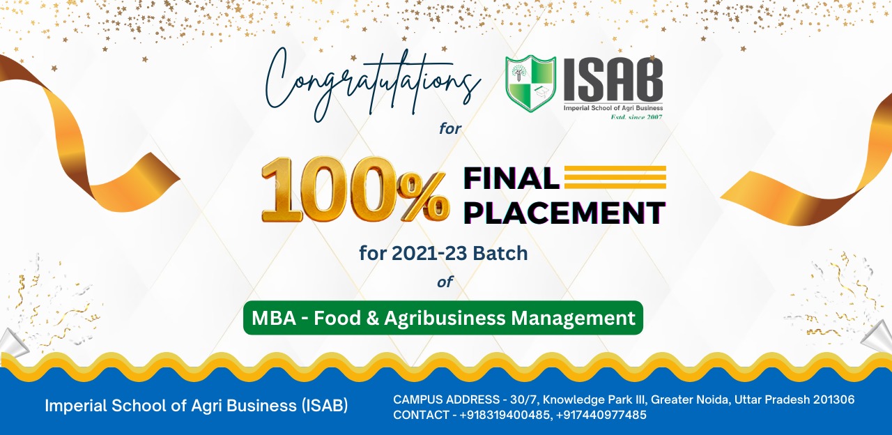 To get in touch with the Placement Cell of ISAB, Greater Noida, kindly ...